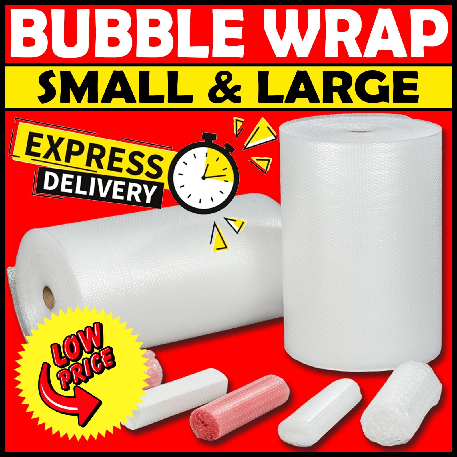 LARGE BUBBLE WRAP 100 METERS LONG ROLLS (300mm 500mm 750mm 1000mm) PACKING ROLL | eBay