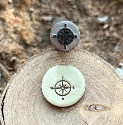 Compass Simple Metal Stamp Marking Steel Die Impact Punch Stamp Tool | eBay