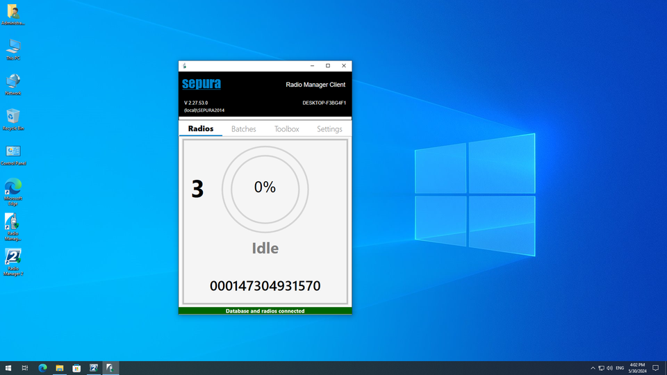 SEPURA Tetra Radio Programming Computer for STP SRP SRM SRG SRH V2.27. ...