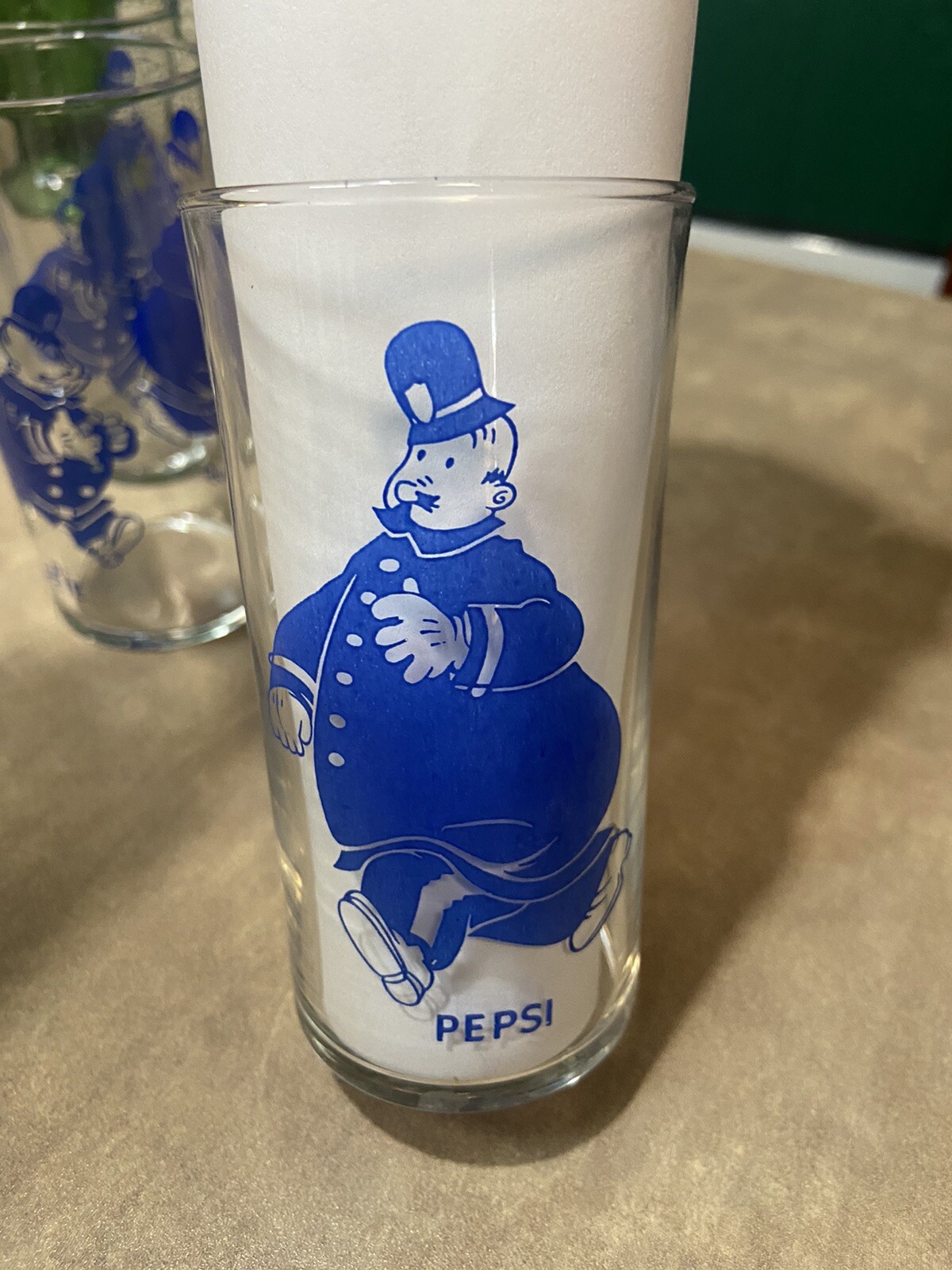 Original 1940's Libbey Pepsi Pete Keystone | Grelly USA