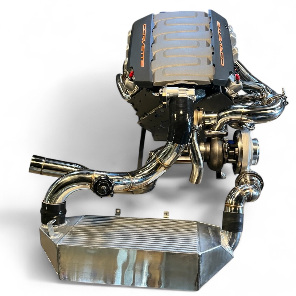 FOR 14-19 CORVETTE C7 TURBO KIT S40 S475 1100HP TUBOCHARGER SINGLE LT1 ...