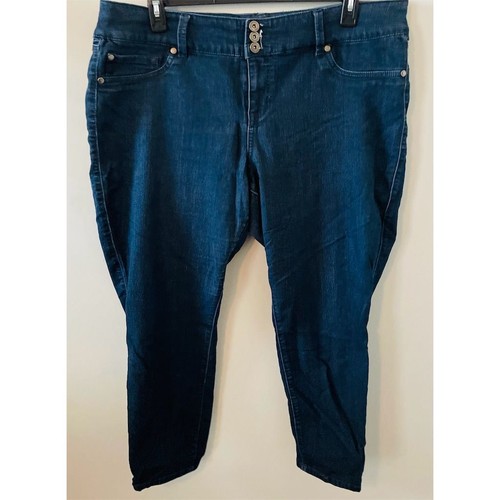 Torrid Women's Plus Size 14 Dark Blue Skinny Jeans Stretch | eBay