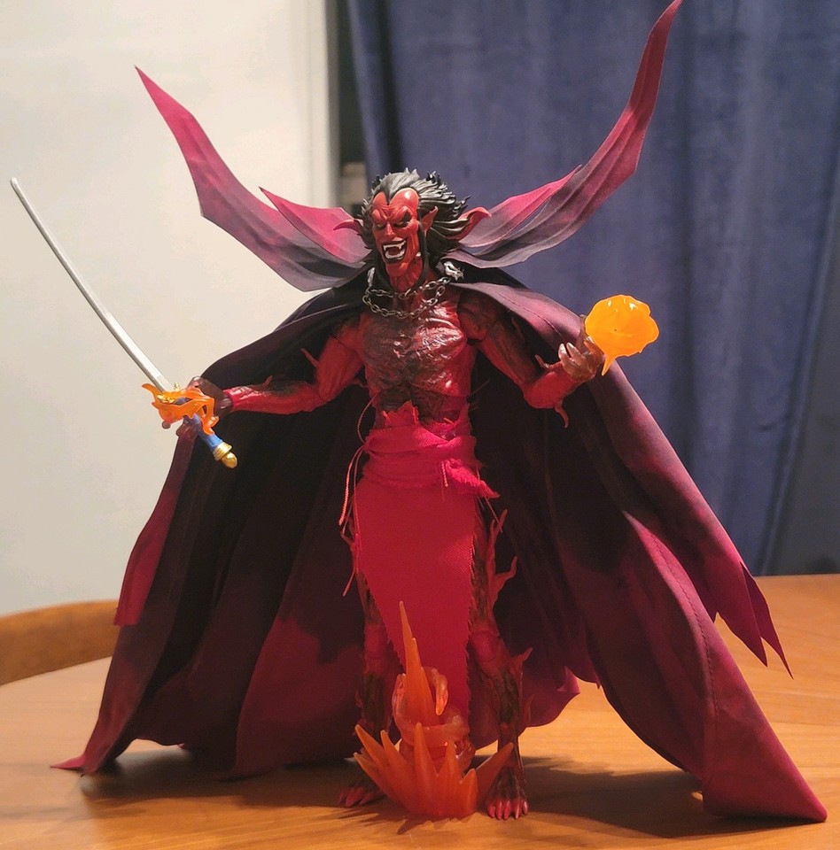 Custom Marvel Legends Mephisto Action Figure 1/12th. 10inch. W/custom ...