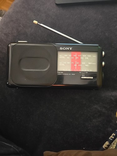 Sony Vintage FM/AM Radio small Handheld ICF-350W Tested | eBay