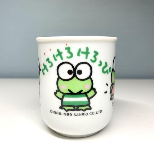 Sanrio Kero Kero Keroppi Yunomi Tea Cup - Shōwa Retro - Vintage | eBay