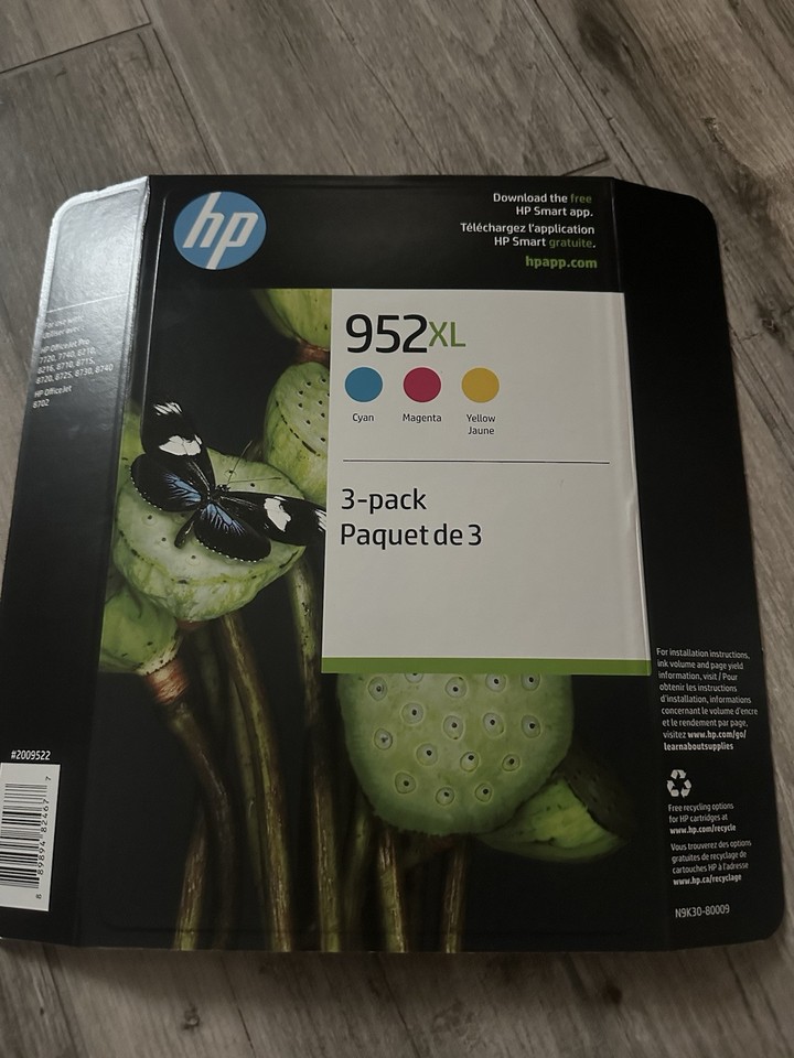 *HP 952XL Color FAST SHIPPER Ink Set ……important!!! Compare Exp. Date ...