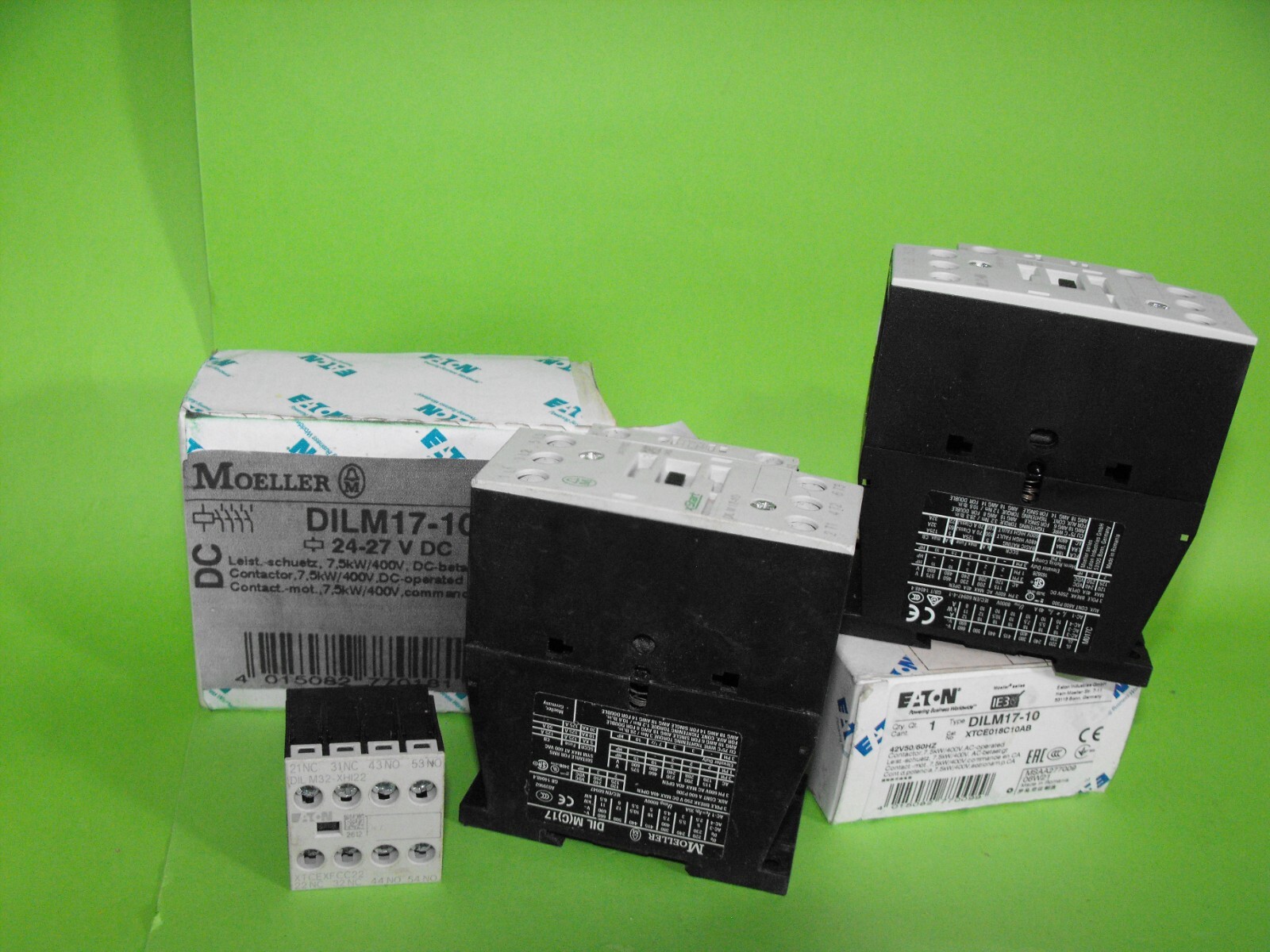 MOELLER DILM17-10(RDC24)+DILM17-10+DILM32.Contactor.(LOT3PCS).NEW | eBay
