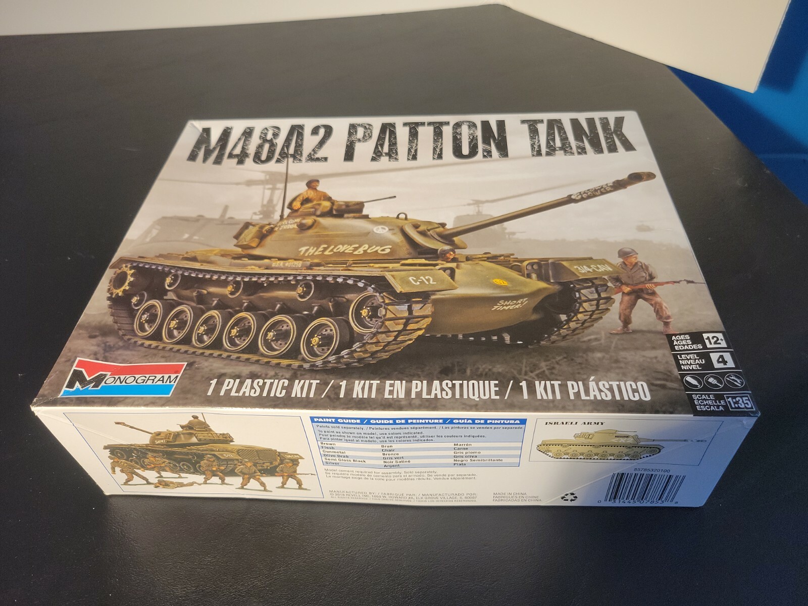 Monogram M48A2 Patton Tank 1:35 scale model kit 7853 | eBay