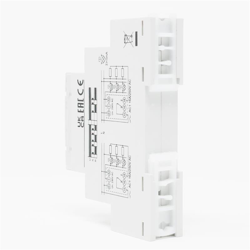 Installationsrelais mit Selbsthaltung 24V / 230V 16A, Relais für DIN ...