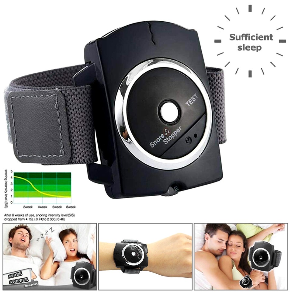 Anti-Snore Wristband Snore Stopper Sleep Connection Bracelet Device ...