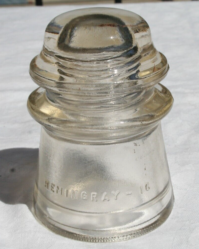Vtg Hemingray 16 Glass Electrical Insulator 7-48:::. Made in USA | eBay