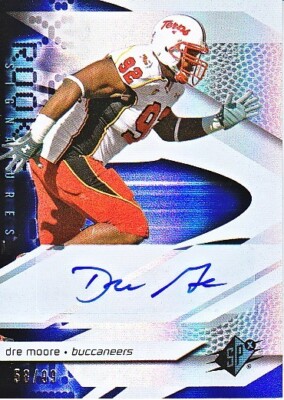 DRE MOORE 2008 SPX ROOKIE AUTO /99 | eBay