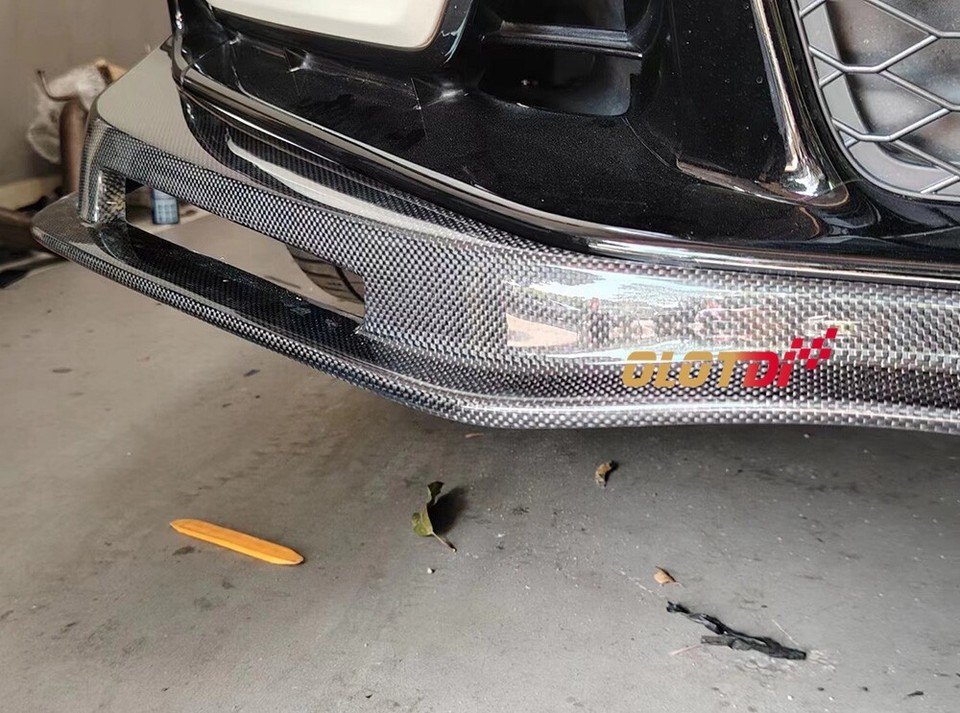 For Honda Civic FL5 11Th Type-R Spoon Carbon Fiber Front Lip Bumper ...