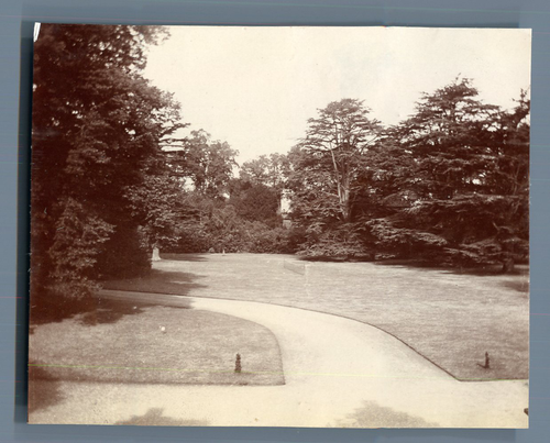 UK, Ampton Hall, Ampton, Bury St Edmunds, Suffolk Vintage Citrate Print ...