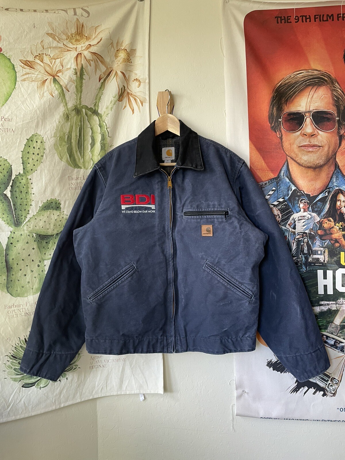 RARER Size M Carhartt Detroit Jacket J97 DPB Deep Blu… - Gem