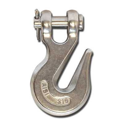 Clevis Grab Hook Towing Tie Down Shackle Boat 1/2'' Marine Stainless St ...