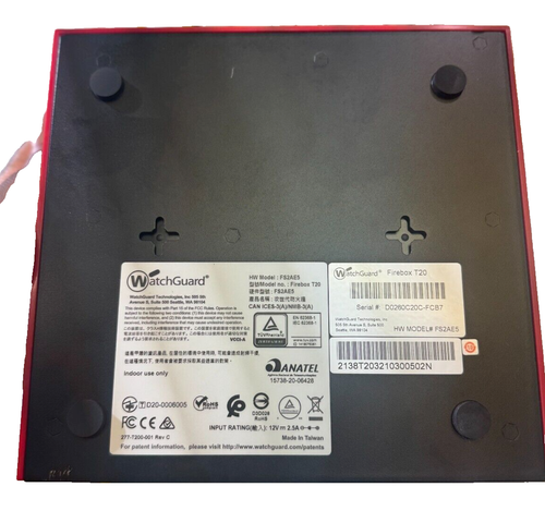 WatchGuard Firebox T20 WW 3YR Basic Security Suite Firewall (WGT20033 ...