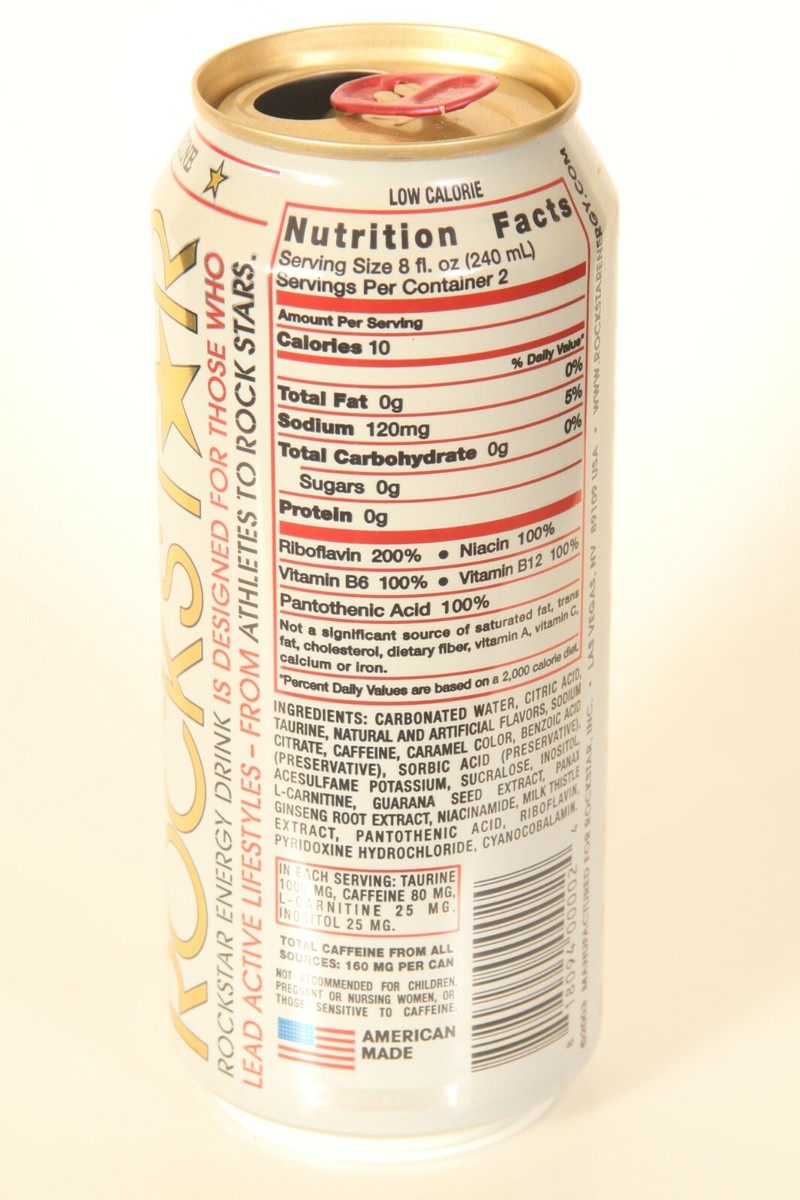 Rockstar Energy Drink Ingredients