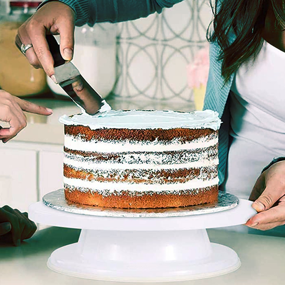 Plastic Turntables Cake * Professional Cake Decorating Turntable,