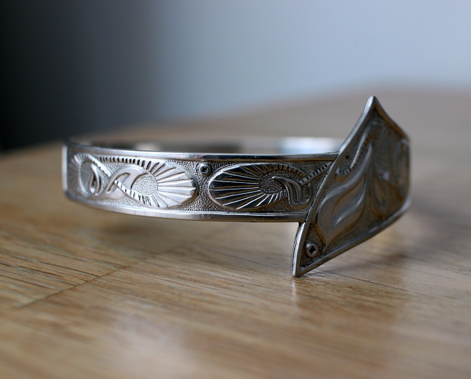 Antique Vintage Russian Soviet USSR Silver 875 Hand C… - Gem