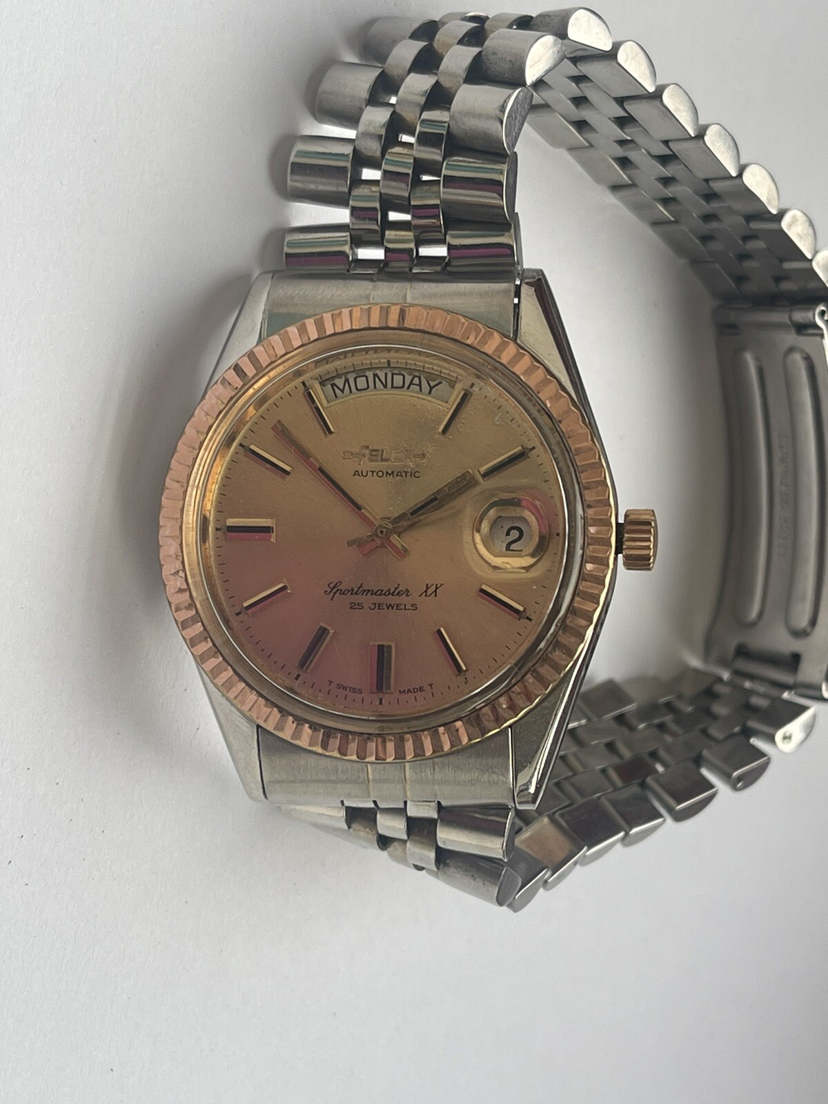 FELCA Sportmaster XX Automatic Quick Day Date Watch BARGAIN! W13 | eBay UK