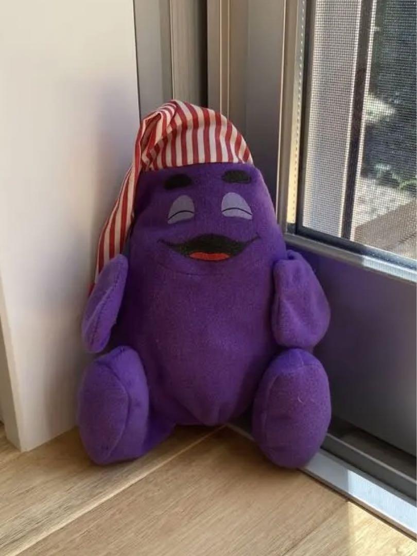Plush Toy McDonald's Grimace Extremely Rare 2000 Released in Europe | eBay