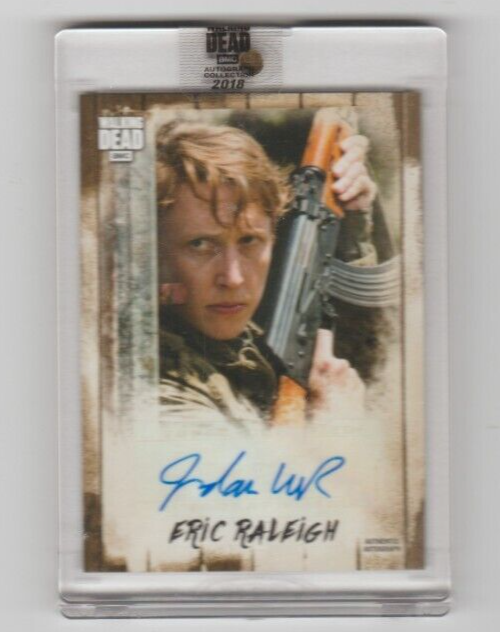WALKING DEAD AUTOGRAPH COLLECTION JORDAN WOODS-ROBINSON/ERIC #/69 HTF ...