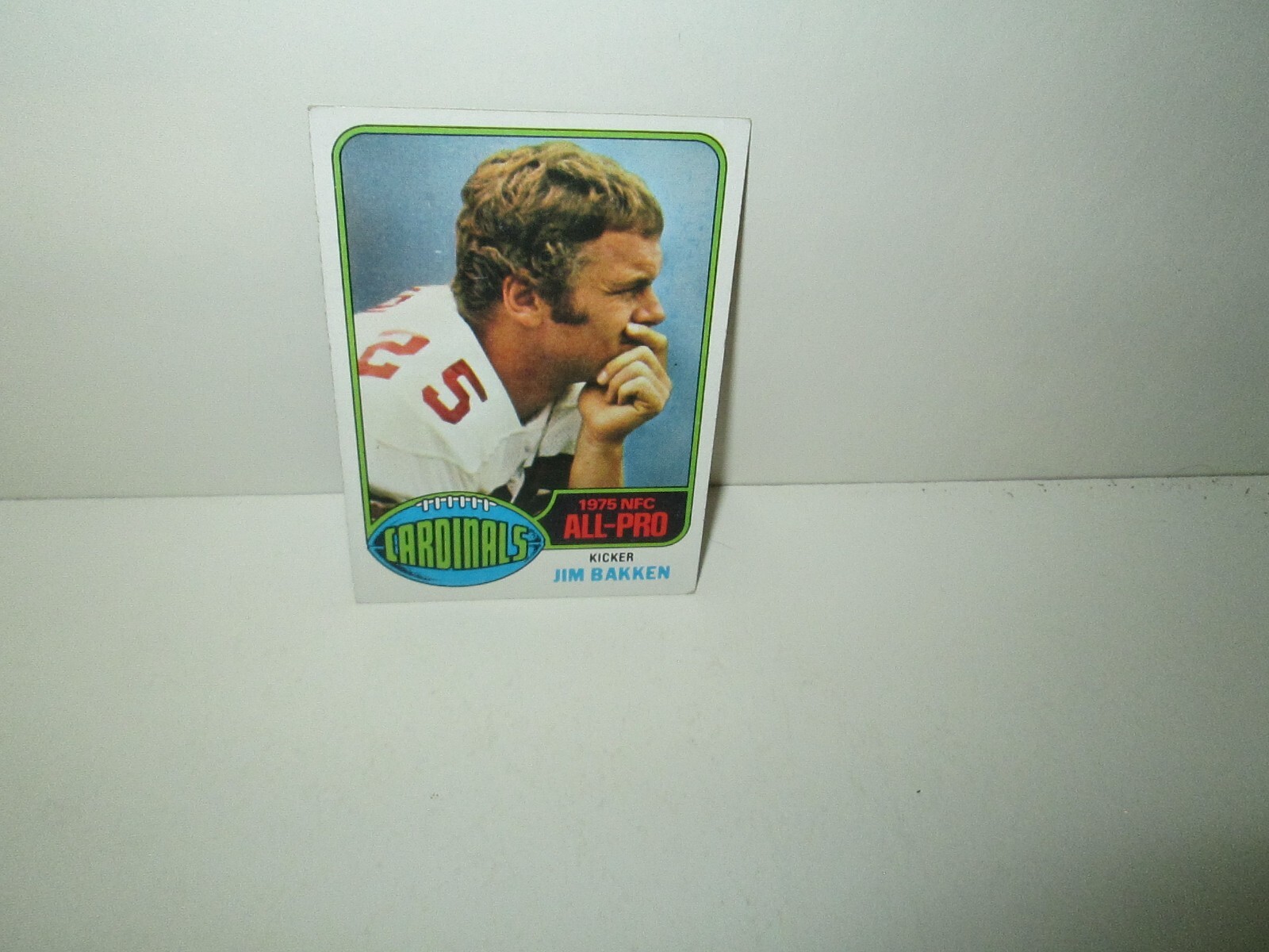 JIM BAKKEN 1976 FOOTBALL CARD Topps #290 ST. LOUIS CARDINALS All-Pro ...