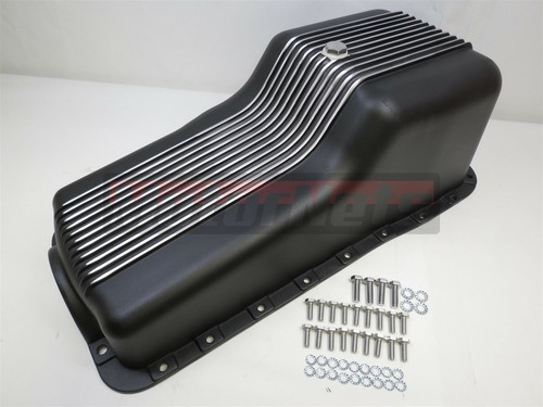 Small Block Ford Finned Cast Aluminum 260-302 Oil Pan SBF Mustang Hot ...