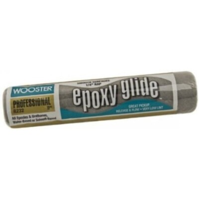Wooster Epoxy Glide R232 Roller Cover 9" Smooth Surfaces 1/4" NAP Shed ...