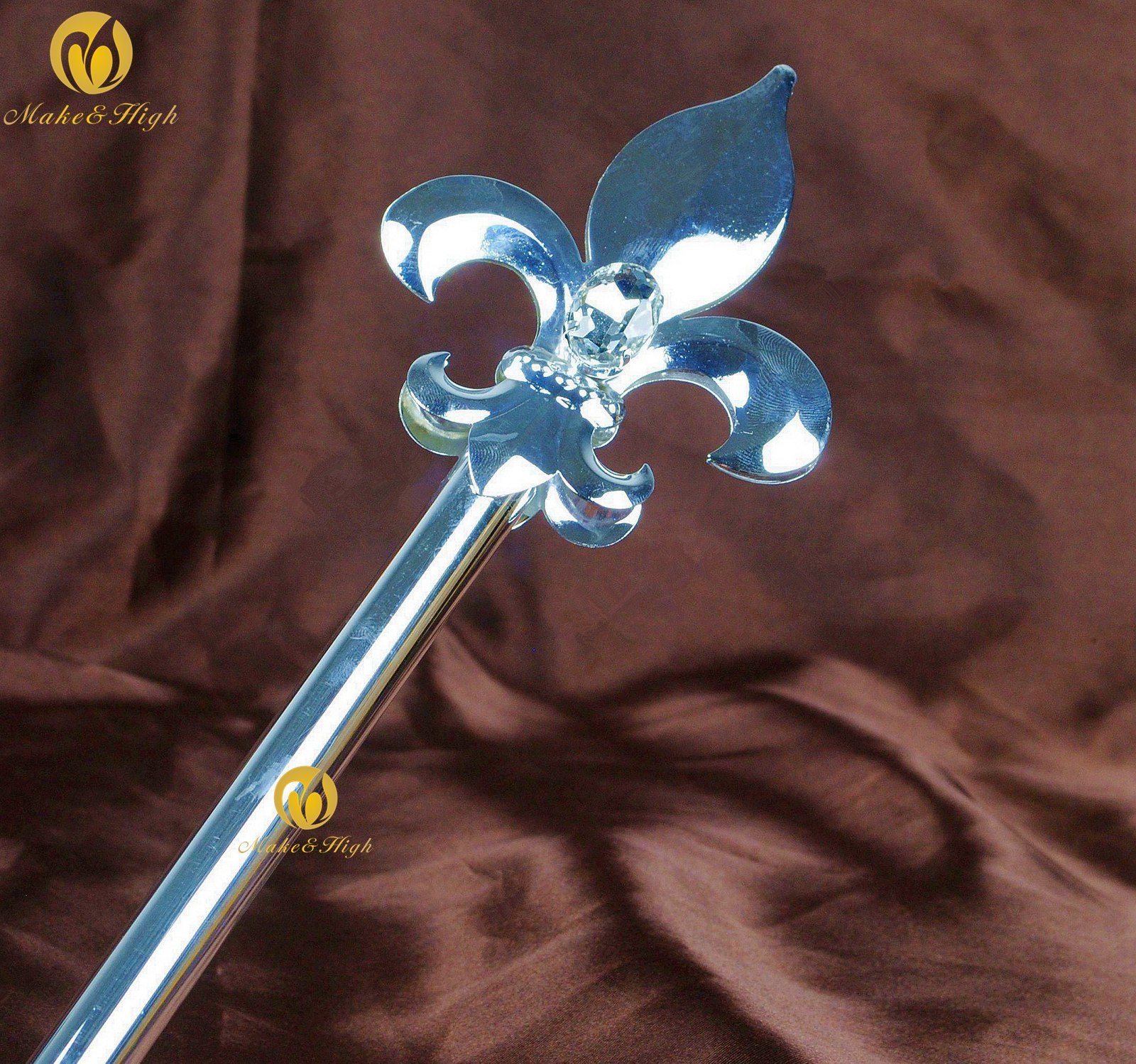 Imperial Medieval Scepter Wand Silver King Sceptre Party Costumes ...