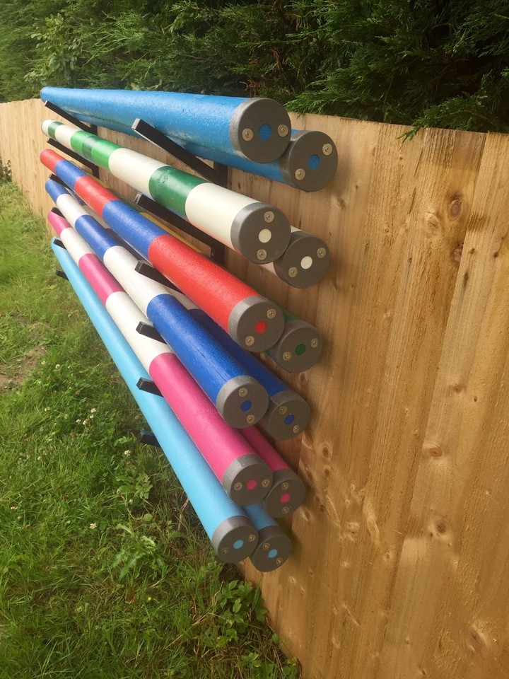 Show Jump Pole Rack - Pole Tidy Holder Rack 100% British Made | eBay UK