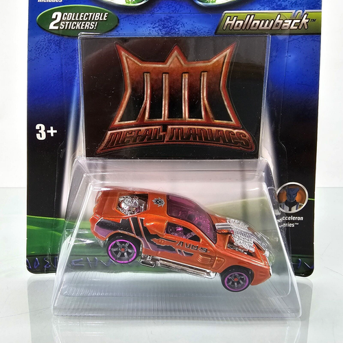Hot Wheels Acceleracers HOLLOWBACK Orange 2nd Gen Metal Maniacs Cartoon ...
