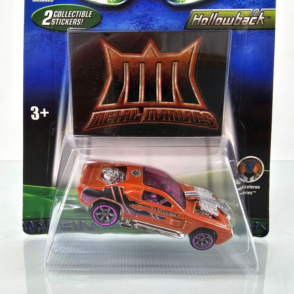 Hot Wheels Acceleracers HOLLOWBACK Orange 2nd Gen Metal Maniacs Cartoon ...