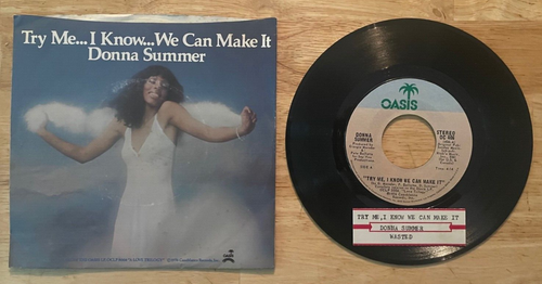 45 7" SP DONNA SUMMER TRY ME I KNOW WE CAN MAKE IT | eBay