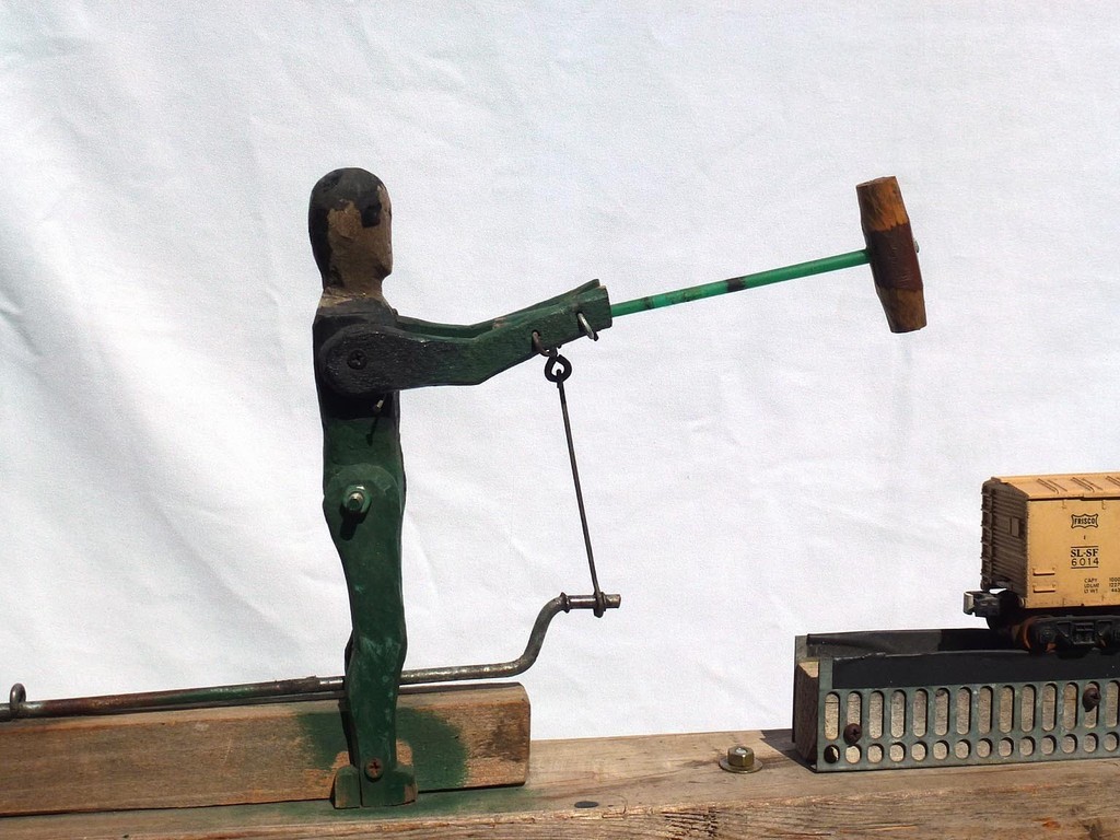 A whirligig of John Henry working on the railroad by Ed Smith of ...