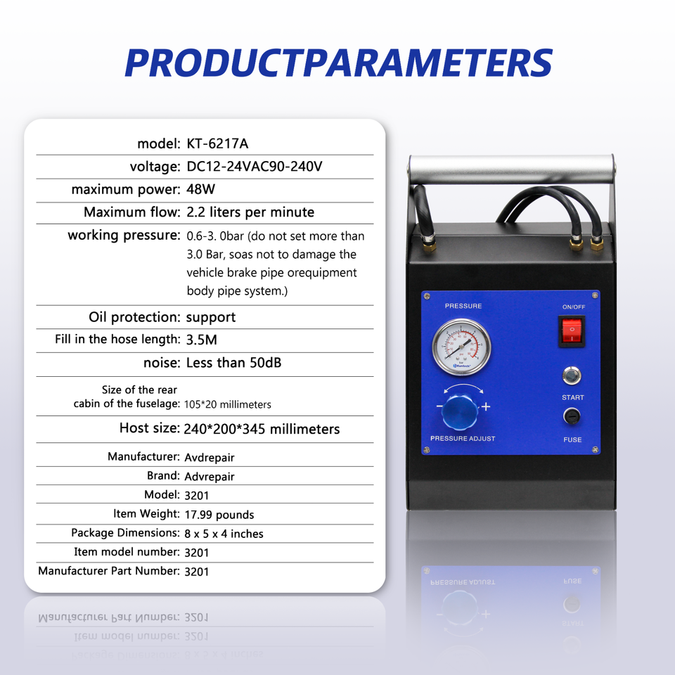 Car Brake Fluid Bleeder Kit Electric Pulsating Oil Bleeding & Exchanger ...