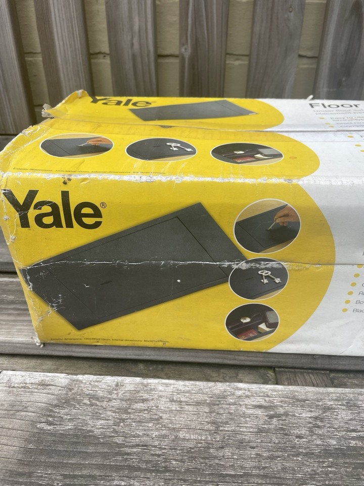 Yale Black Floor Safe Easy Installation And Brand New In Original ...