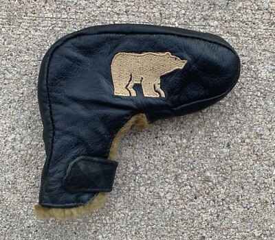 Golden Bear Jack Nicklaus Leather Blade Putter Cover. L@@K!!! | eBay