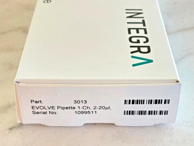 New Sealed Box - INTEGRA Biosciences EVOLVE Manual Pipette #3013, 1-Ch ...