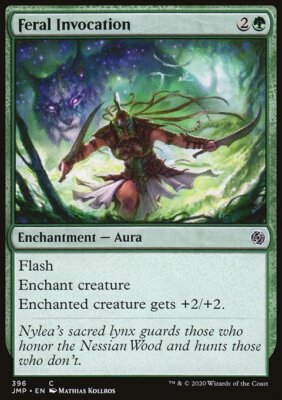 MTG Magic the Gathering Feral Invocation (396/496) Jumpstart LP | eBay