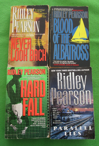 LOT 4 PB STANDALONE NOVELS BY RIDLEY PEARSON: NEVER LOOK BACK; BLOOD ...