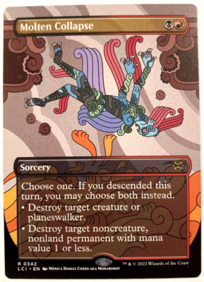 MTG Molten Collapse *BORDERLESS* The Lost Caverns of Ixalan 0342 NM | eBay