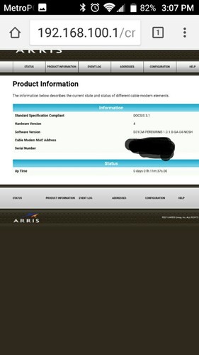 ARRIS Touchstone CM8200 DOCSIS 3.1 Cable Modem for sale online | eBay