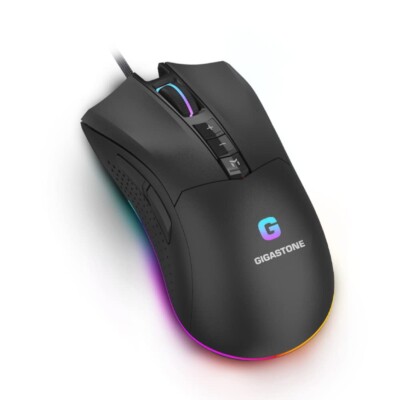 Gigastone Gaming Mouse PMW3389 Sensor Up to 16,000 DPI Adjus, Wired ...