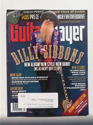 Guitar Player Magazine February 2016 - Billy Gibbons - Janet Feder - SH ...