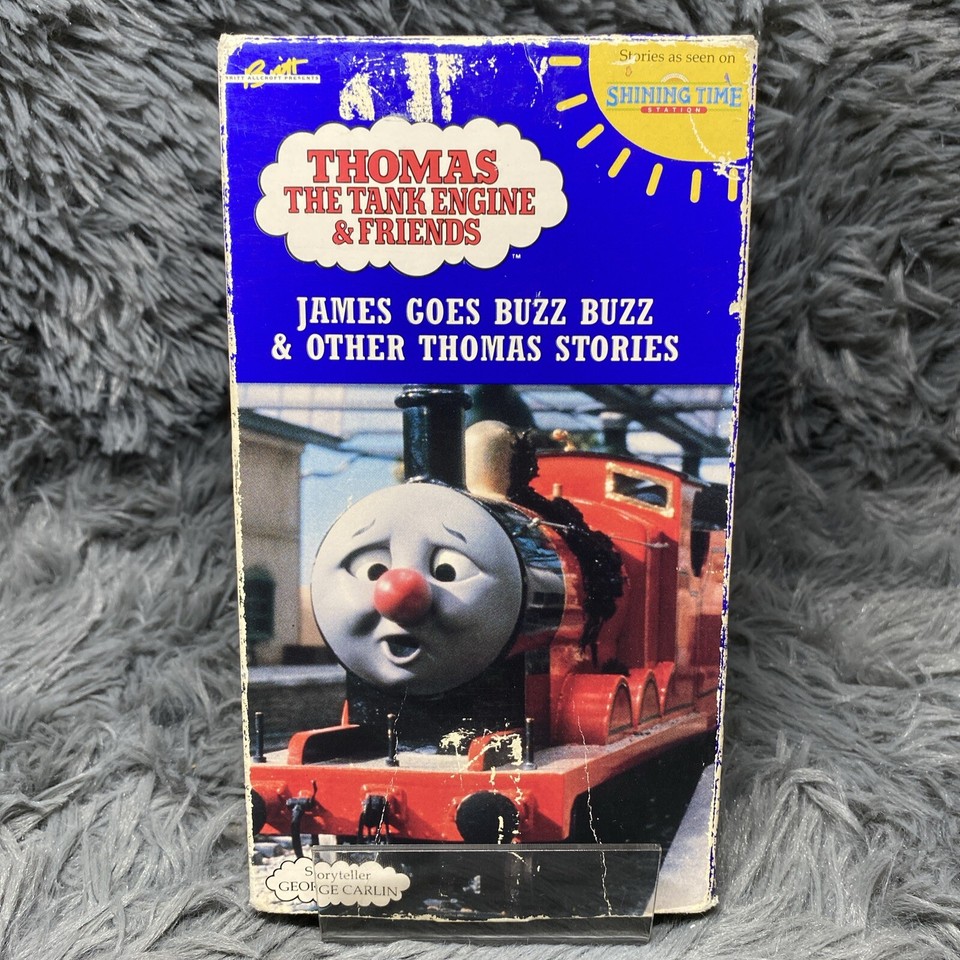 Thomas Tank Engine & Friends James Goes Buzz Buzz VHS 1993 Train George ...