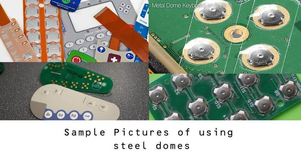Mixed-metal dome-snap dome-Triangle metal dome-Metal Dome PCB Switch | eBay