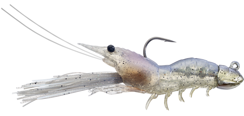 Live Target Fleeing Shrimp Pre-Rigged Soft Plastic Shrimp Redfish ...