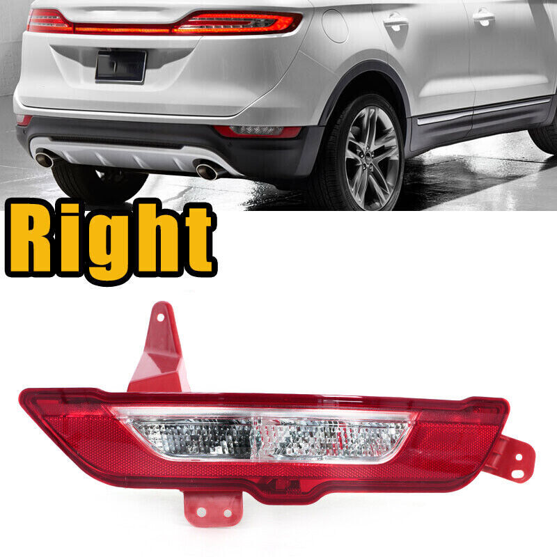 Right Rear Bumper Reverse Light Reflector light W/Bulb For Lincoln MKC ...
